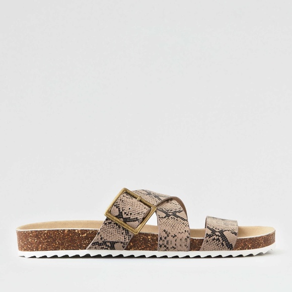 American Eagle Outfitters | Shoes | American Eagle Snake Print Sandal ...